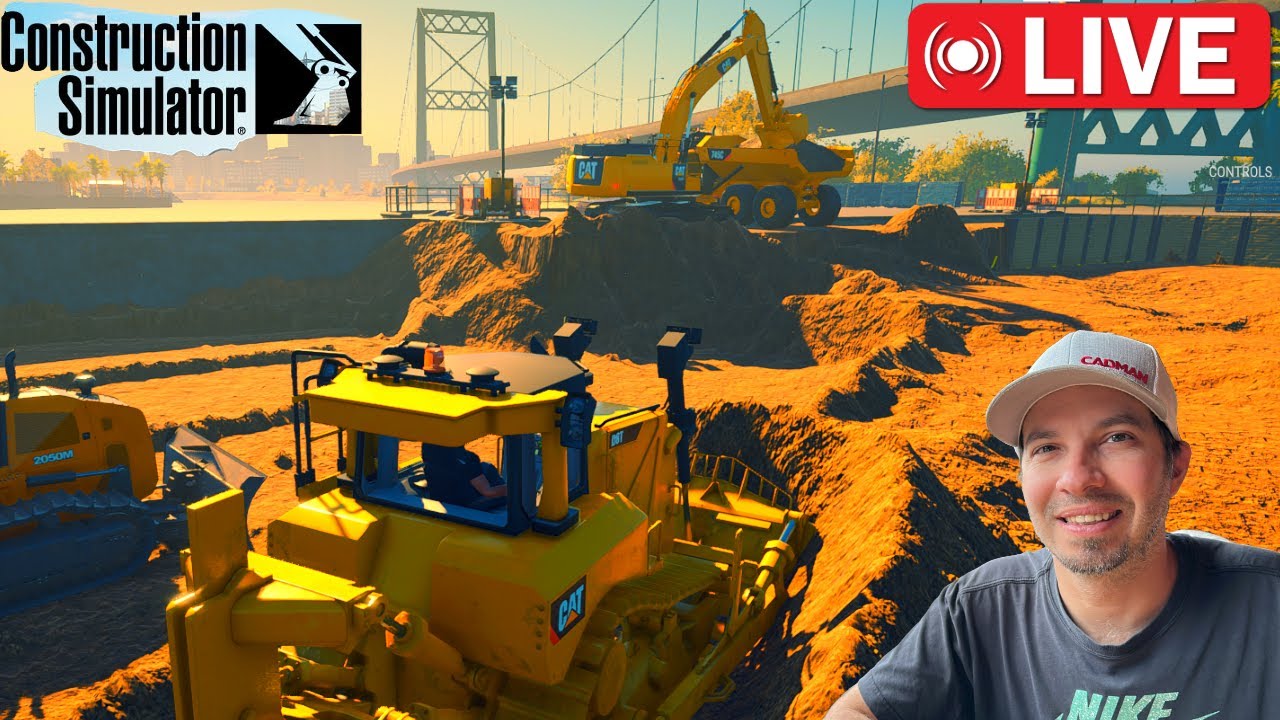 🔴Dual Joysticks I.R.L. Heavy Equipment Operator on a Simulation! - YouTube