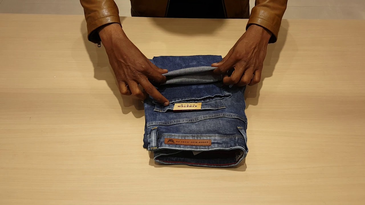 AW17 FOLDING GUIDELINE DENIM FLAT FOLD FOR CDU - YouTube