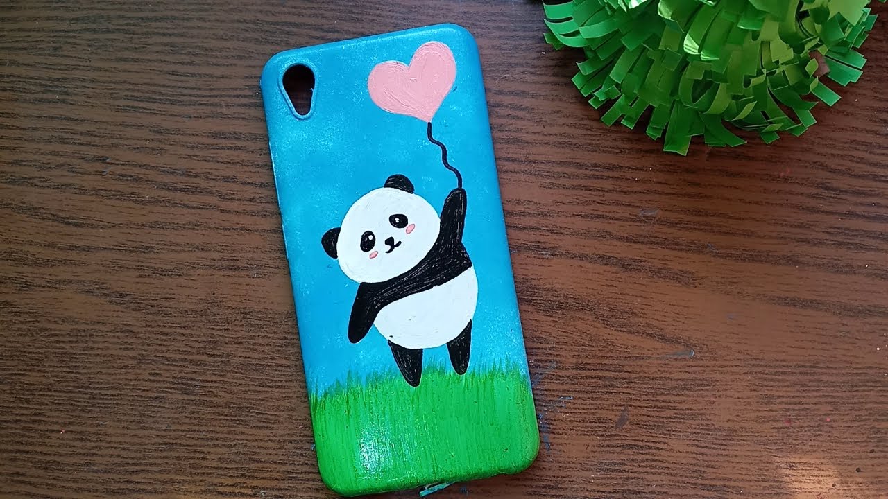 How to make DIY Panda Phone Case | DIY Phone Case | Step by Step ...