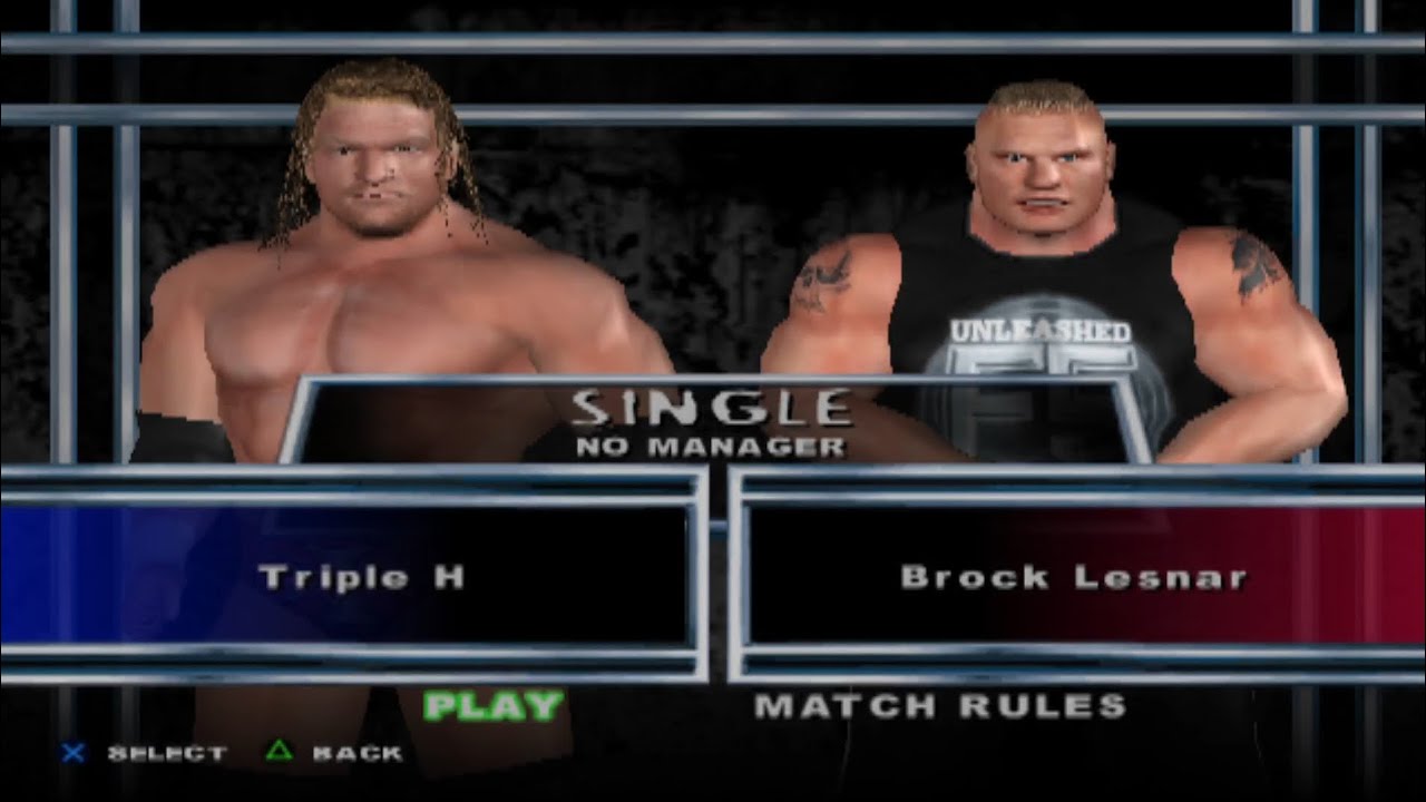 BROCK LESNER VS HHH IN WWE SMACKDOWN HERE COMES THE PAIN - YouTube