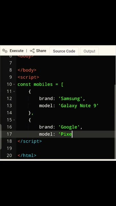 How To Loop Through An Array Of Objects In Javascript Javascript Shorts Codingwithankit 5458