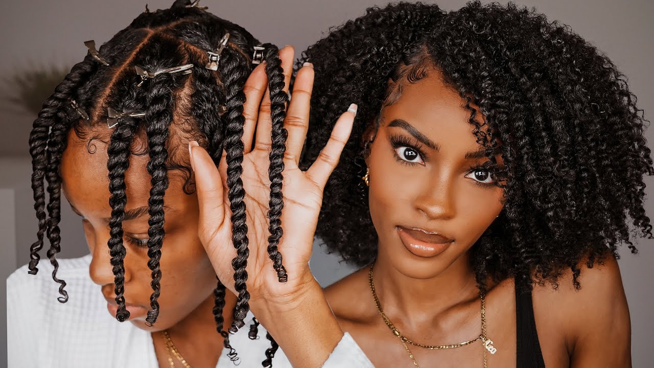 Perfect Twist Out for Natural Hair, 2-Strand vs. 3-Strand Technique ...