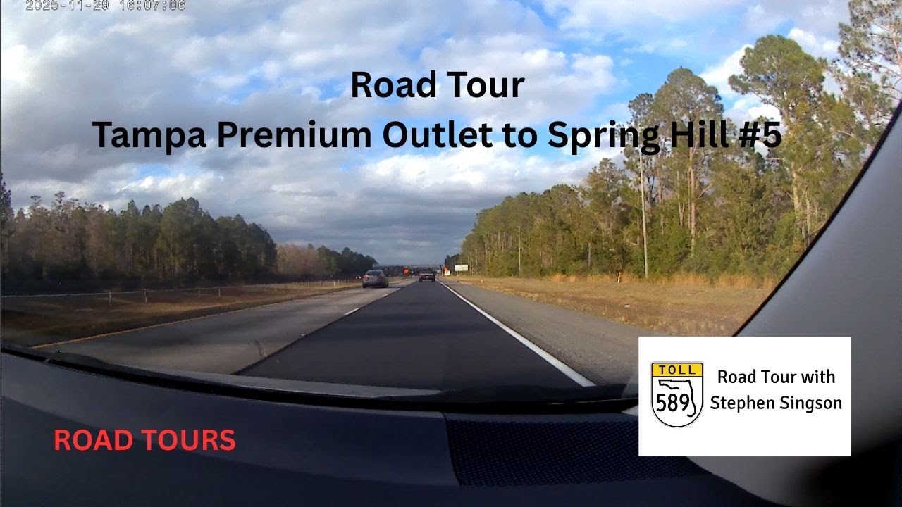 Road Tour Tampa Premium Outlet to Spring Hill #5 - YouTube