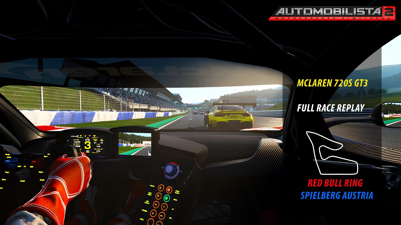 MCLAREN 720S GT3 - Full Race - Red Bull Ring (Spielberg, Austria ...