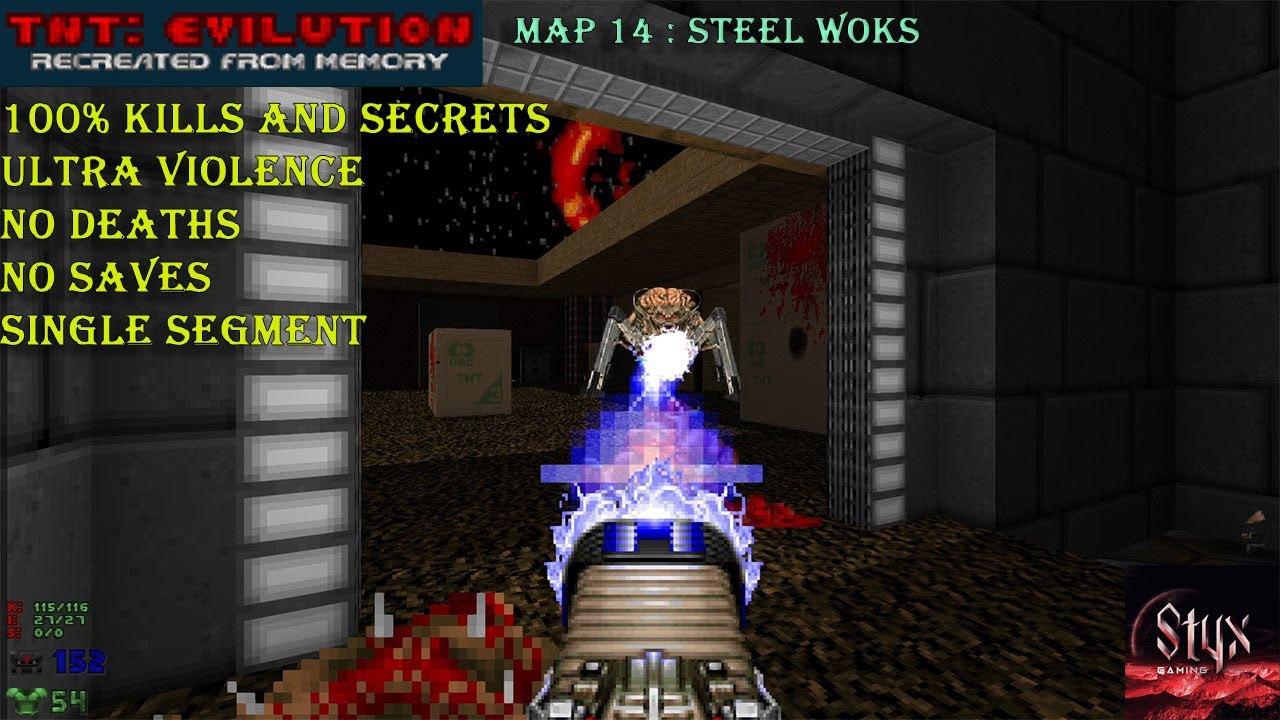 Doom TNT The Way We Remember It Map 14 : Steel Woks ( Ultra Violence ...
