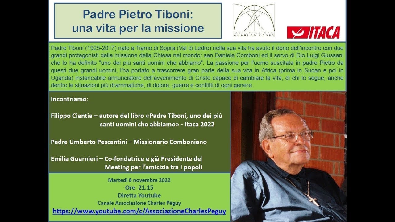 Padre Pietro Tiboni: una vita per la missione - YouTube