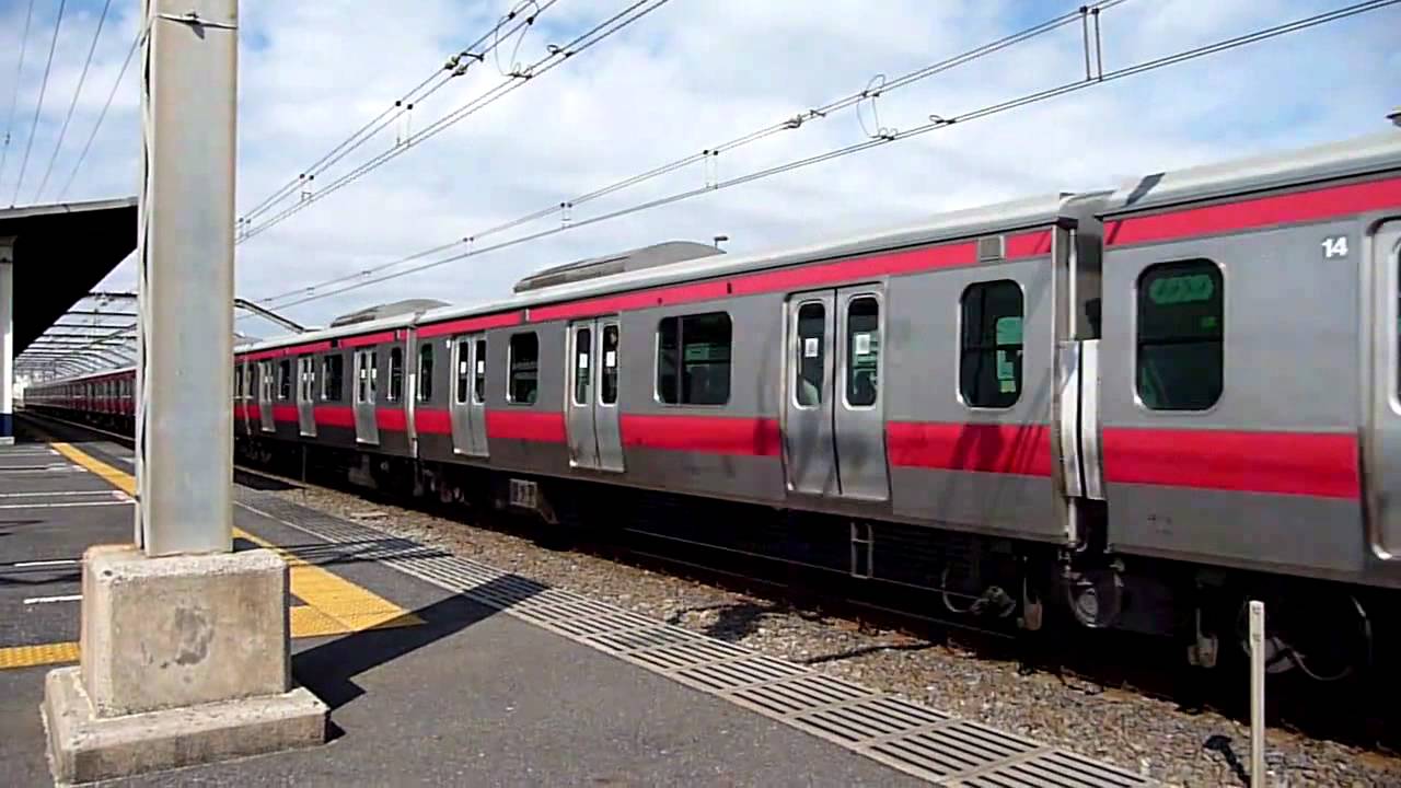 【HD】JR京葉線E331系(快速) 葛西臨海公園駅通過 - YouTube