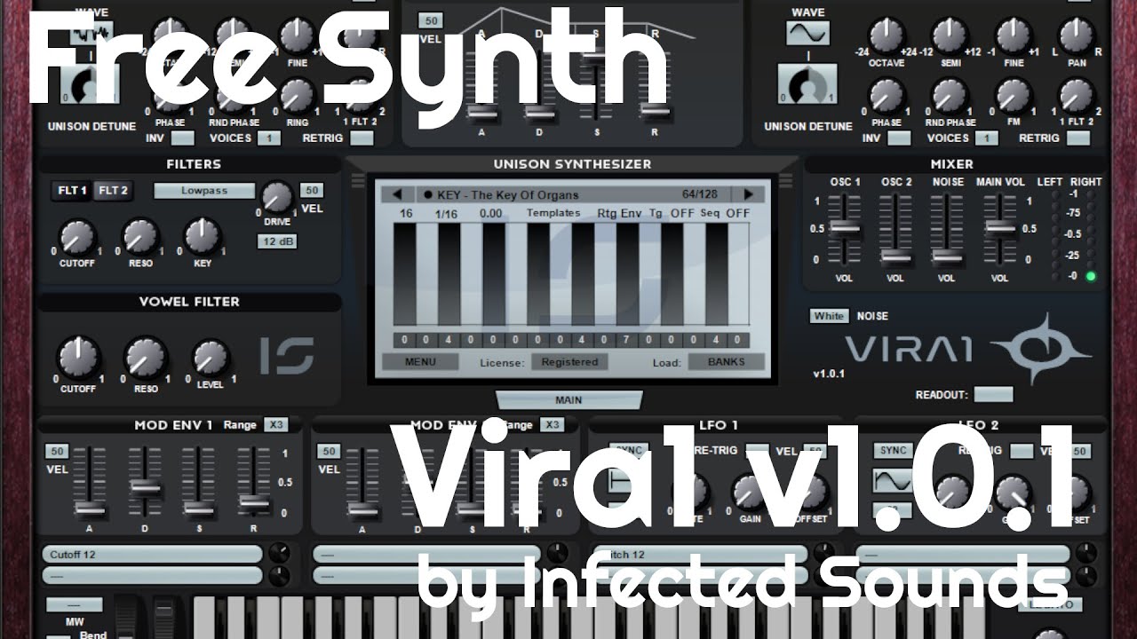 Free Synth - Vira1 v1.0.1 by Infected Sounds (No Talking) - YouTube