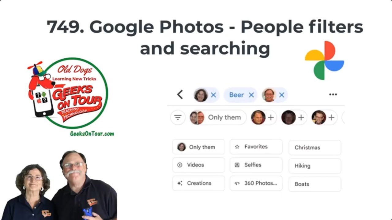 Google Photos People Filters and Searching Tutorial Video 749 - YouTube