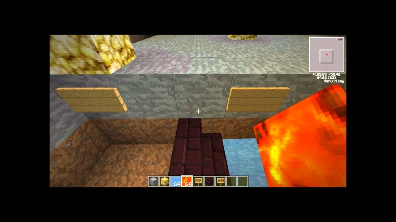 Minecraft Tutorial: Mob Grinder: Lava - YouTube