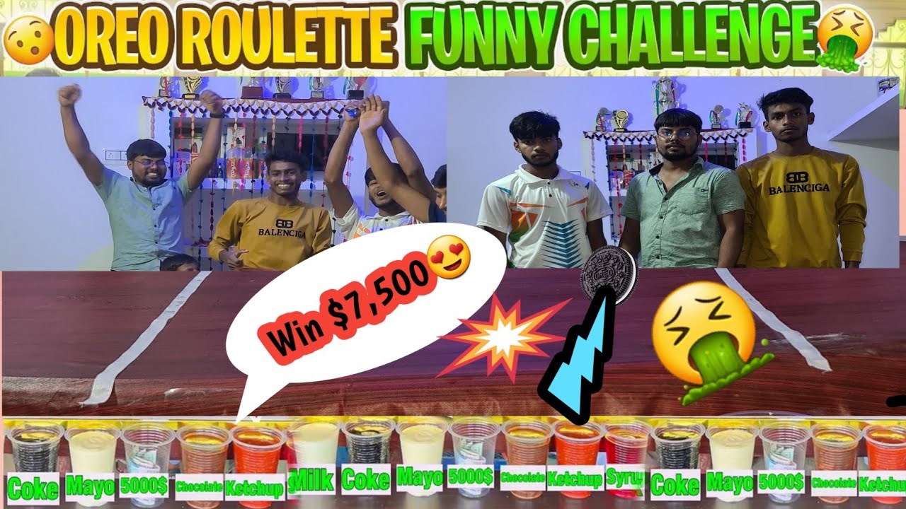 Oreo Roulette Funny Challenge. - YouTube