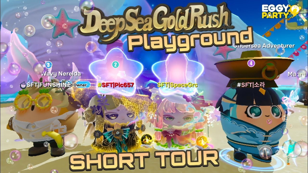 EGGY PARTY | DEEP SEA GOLD RUSH PLAYGROUND EGGY ISLAND SHORT TOUR - YouTube