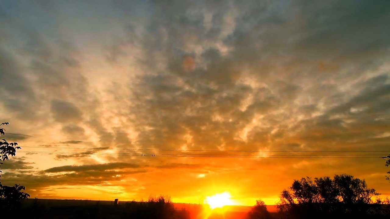 Beautiful Sunrise & Sunset Clouds Moving Background Timelapse Music ...