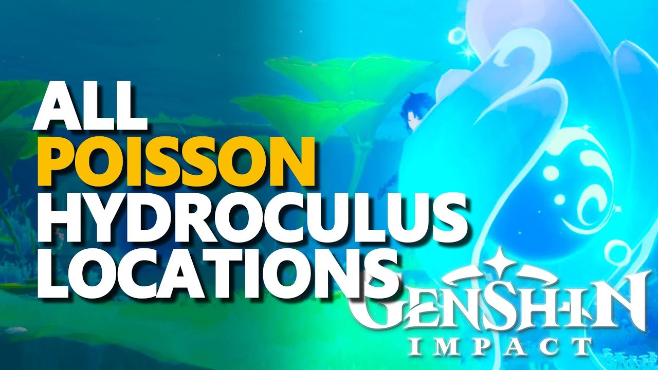 All Poisson Hydroculus Genshin Impact - YouTube
