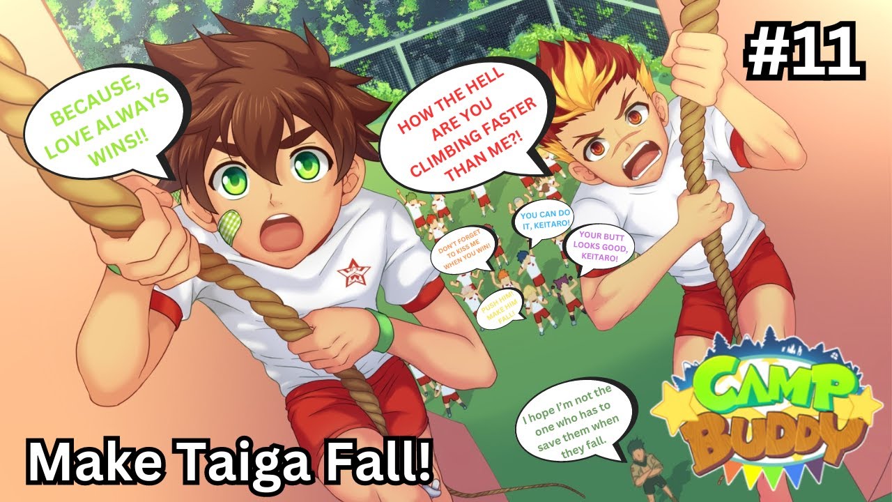I want Taiga to fall | Camp Buddy Commentary | Part 11 - YouTube