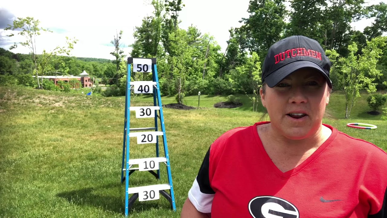 Virtual Spirit Week Ladder Frisbee Throw - YouTube