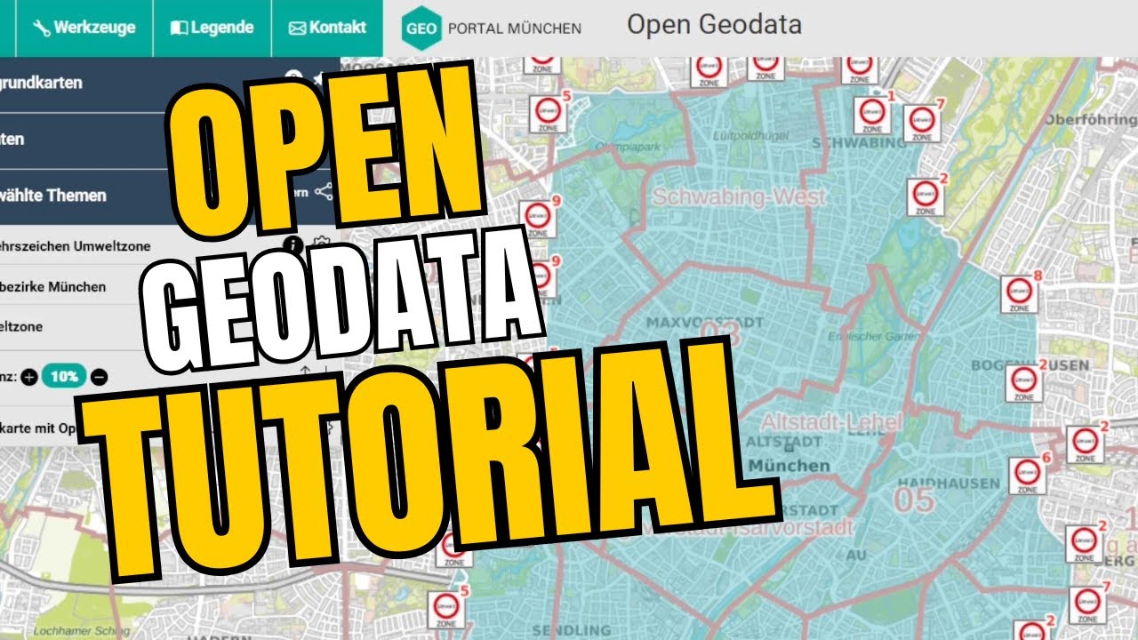 Open Geodata Portal München - Tutorial - YouTube