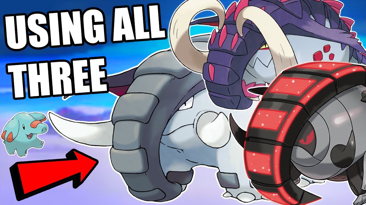 We use all forms of Donphan on ONE TEAM...Pokemon Scarlet & Violet ...