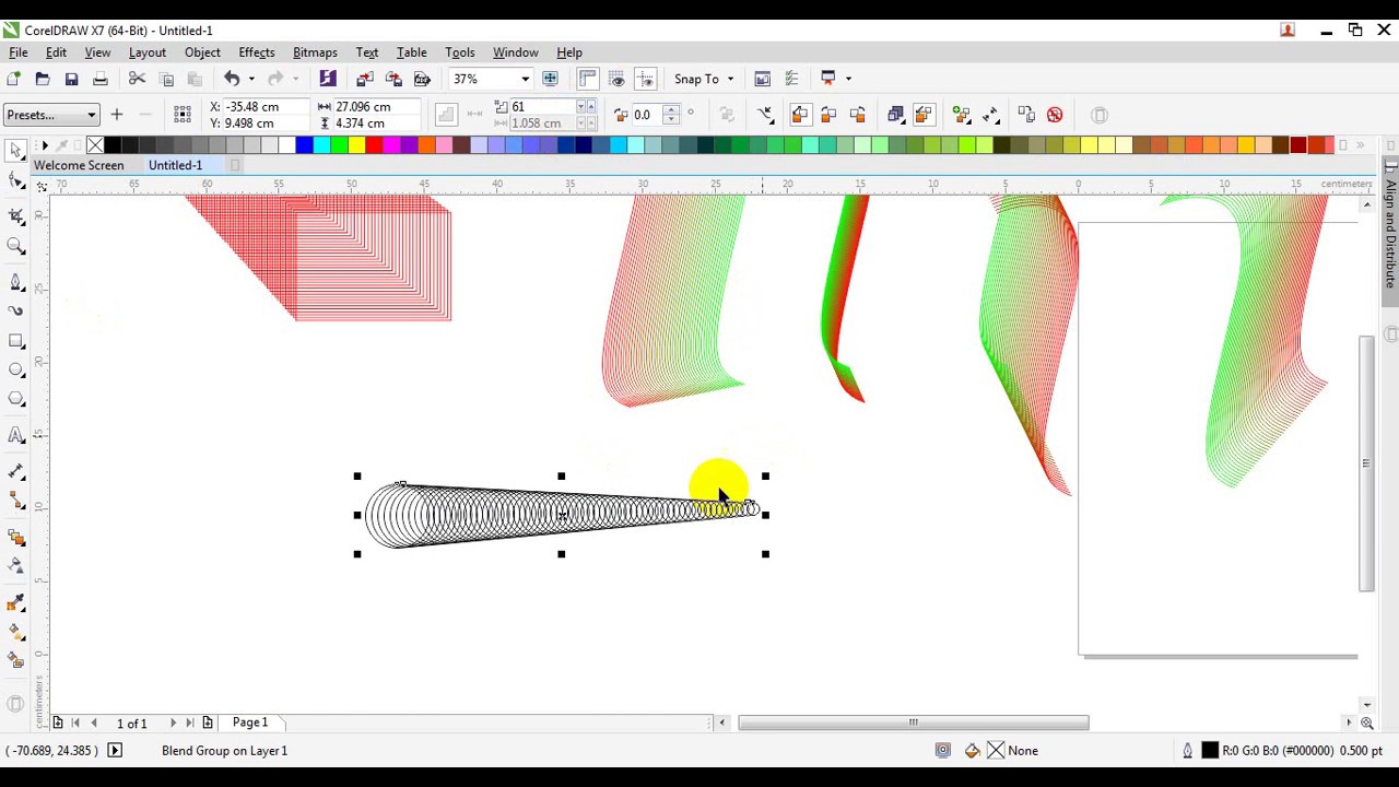 How To Use Blend Tool Tutorials Abovt Blend Tool Coreldraw X7 YouTube How To Use Blend Tool Tutorials Abovt Blend Tool Coreldraw X7 YouTube