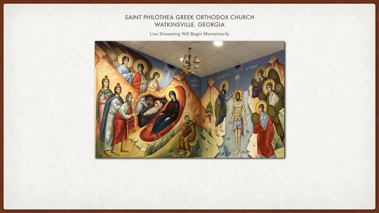 St. Philothea Greek Orthodox Church Jan 13, 2021 - YouTube