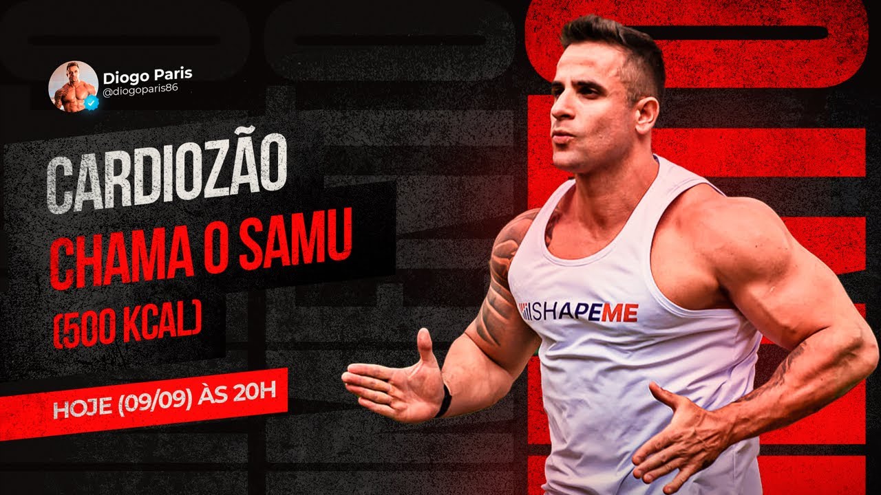 CARDIOZÃO CHAMA SAMU🚑(500kcal) - YouTube