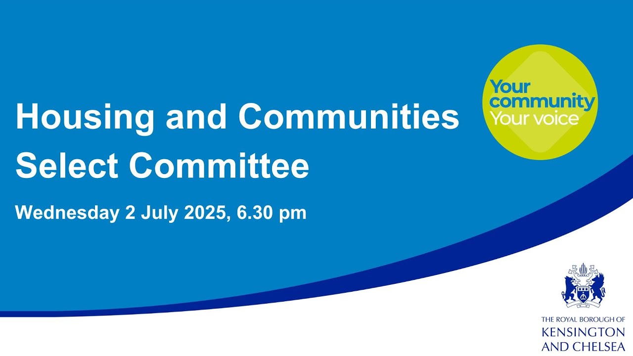 Housing and Communities Select Committee - 2 July 2025 - YouTube