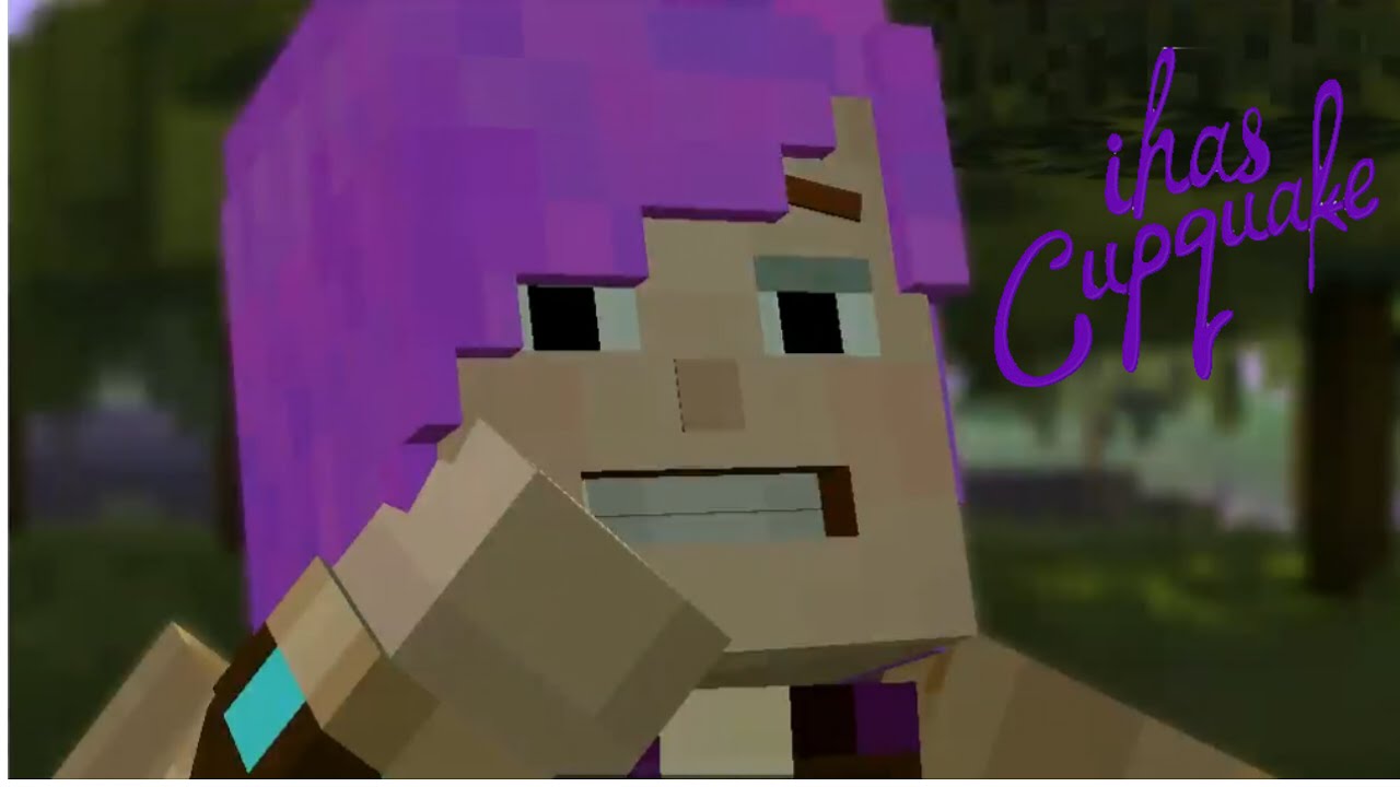 Minecraft Story Mode: ihascupquake Preparing to Build - YouTube