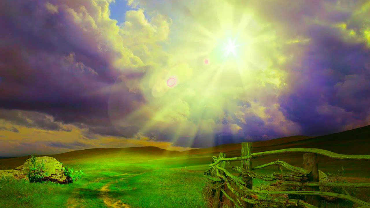 SUN RAYS AND CLOUDS BACKGROUNDS FREE ANIMATED GREEN SCREEN BACKGROUNDS ...