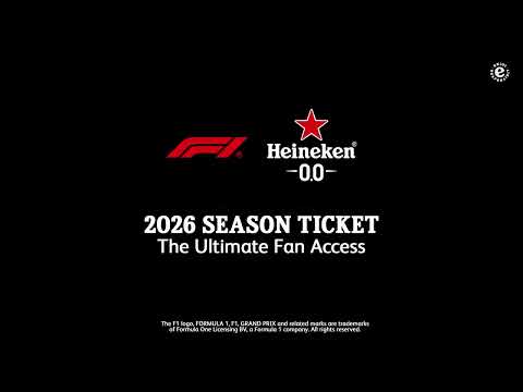 Heineken | The World’s First Season Ticket For F1 Fans