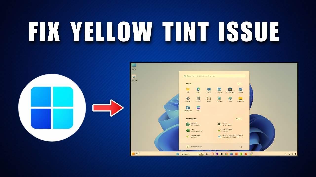 How To Fix Monitor Yellow Tint Screen In Windows 11/10 (2025) | Solve ...