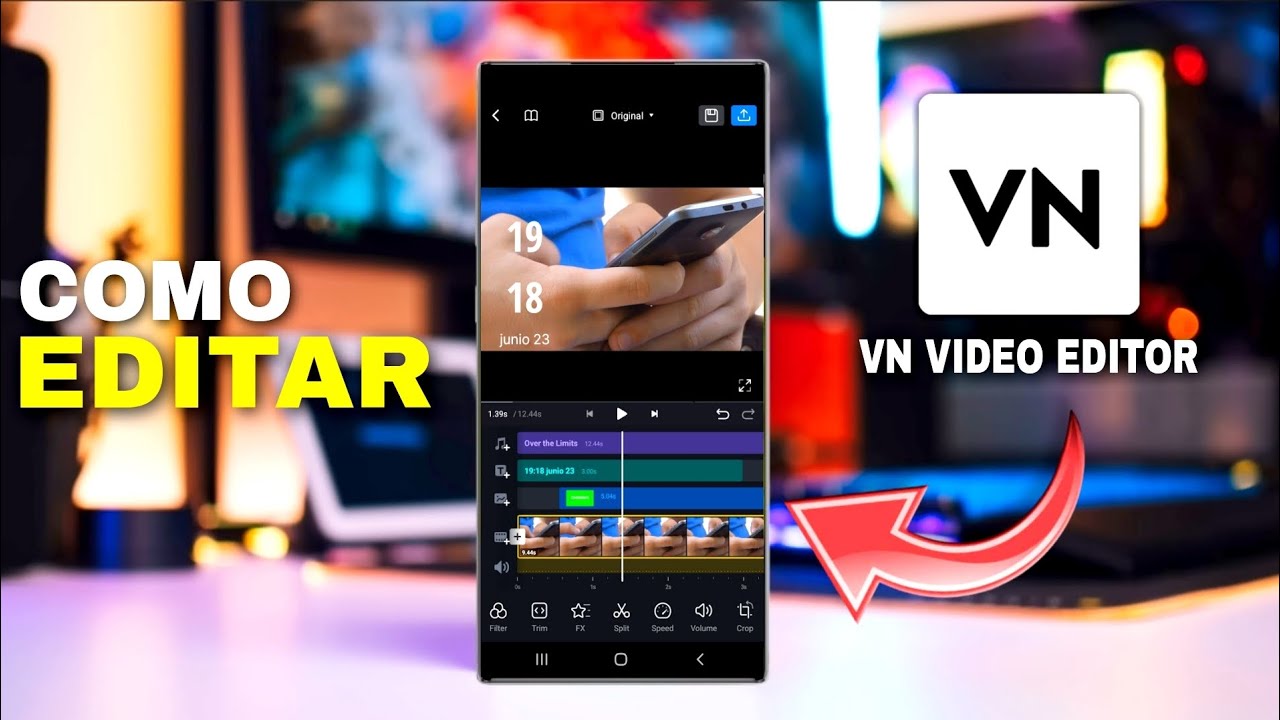 Como Editar Videos en VN EDITOR desde tu CELULAR 2025🚀 - YouTube