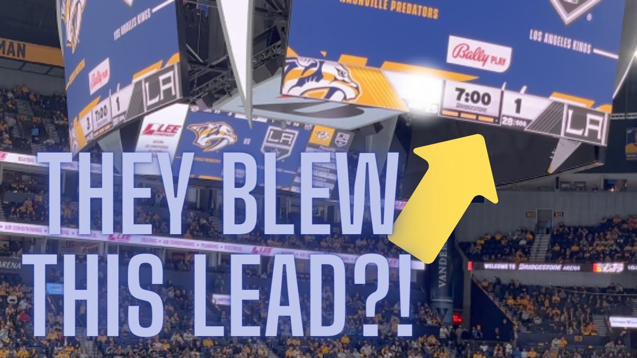 The Preds Blow a Lead!! | Preds vs Kings - YouTube