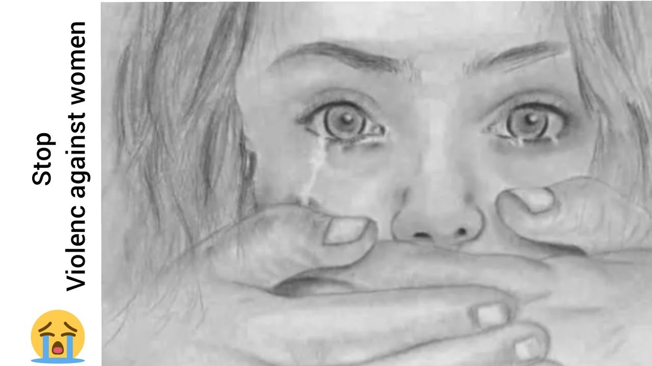 STOP violence against women ️/save girl child Drawing ️🖌️ - YouTube