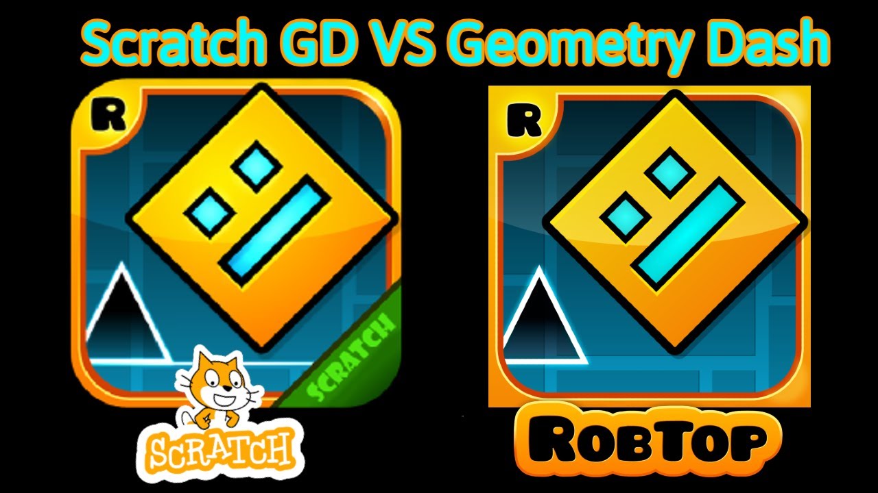 Scratch GD VS Geometry Dash (Stereo Madness) - YouTube