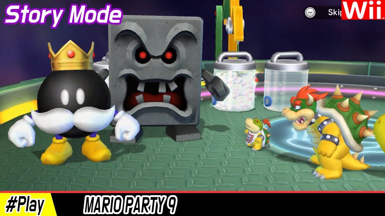 MARIO PARTY 9 (Story Mode, #18 ) Player Toad vs Magikoopa | Party 03 ...