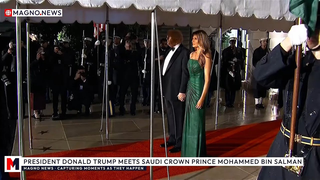 🇺🇸|🇸🇦 President Trump and Saudi Crown Prince Bin Salman Attend Official ...