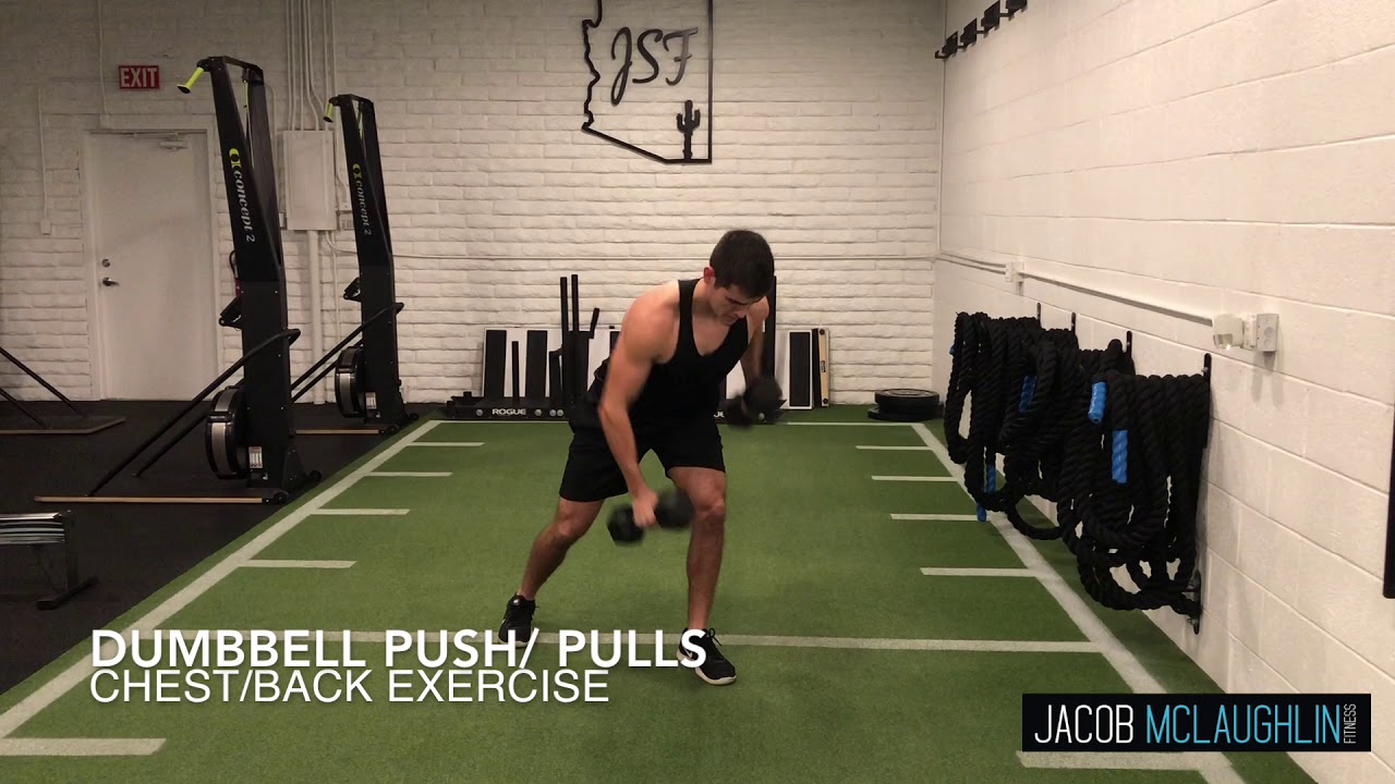 Dumbbell Push Pull - YouTube