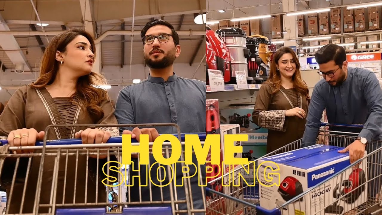 HOME SHOPPING WITH HUSBAND 🥰 - YouTube