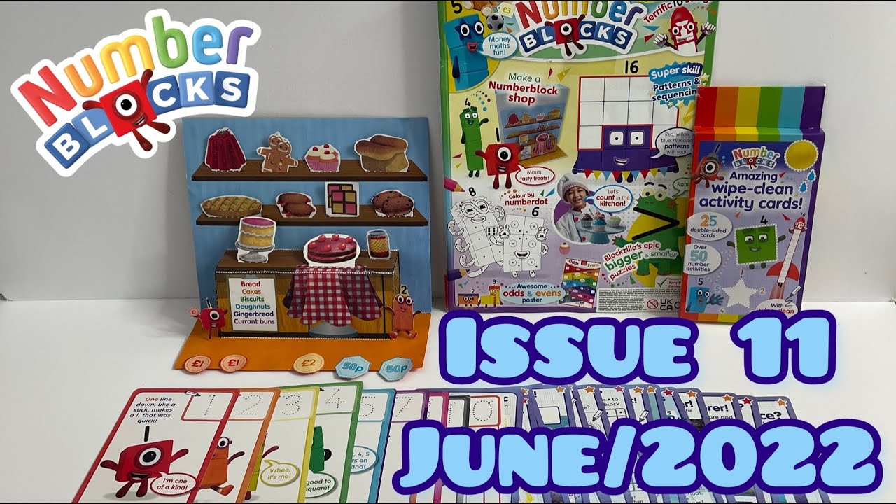 Numberblocks magazine issue 11, June/2022 . Numberblocks wipe-clean ...