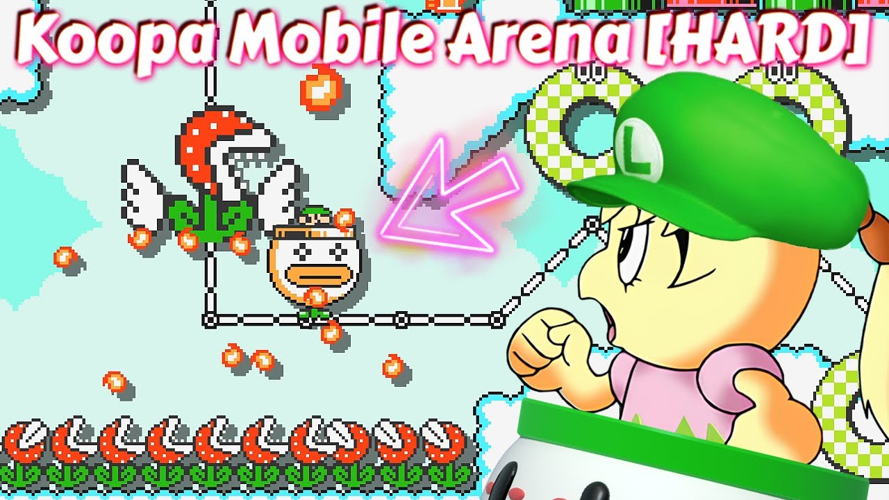 Let's play Mario Maker 2 - Koopa Mobile Arena [HARD] #170 - YouTube