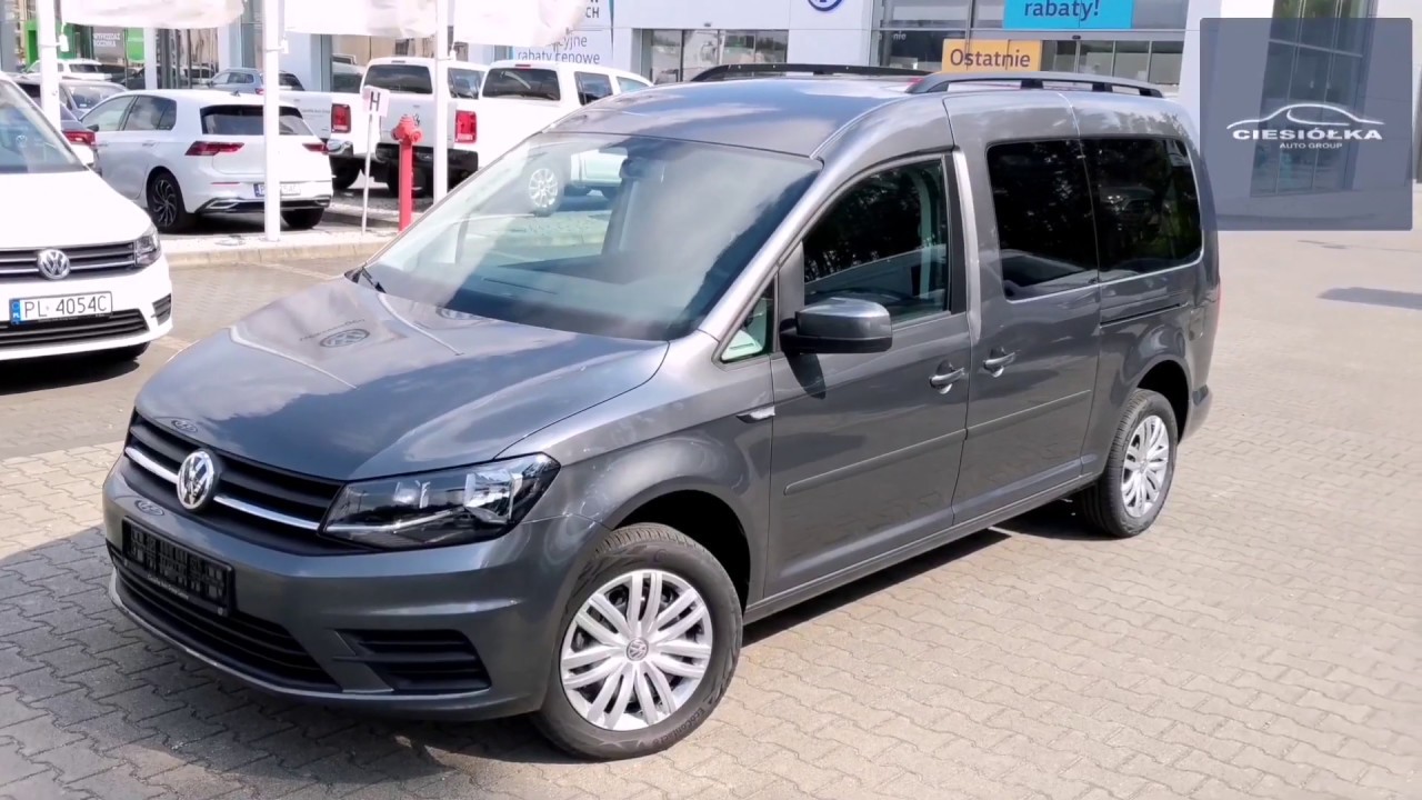 Volkswagen Caddy 4 Maxi Trendline 7-miejscowy 2.0 TDI 150 KM - YouTube