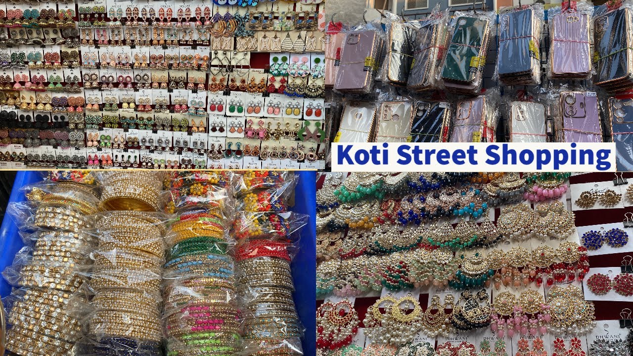 Koti Street Shopping | Sultan Bazar Street Shopping | Hyderabad Street ...
