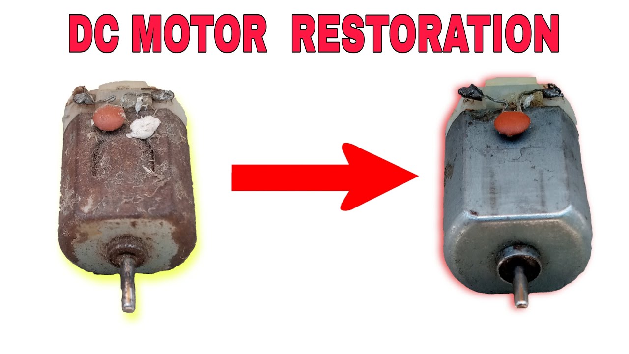 OLD DC MOTOR Complete RESTORATION - YouTube