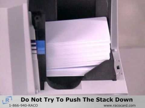 How to Load Cards in the Zebra P330i Card Printer - YouTube