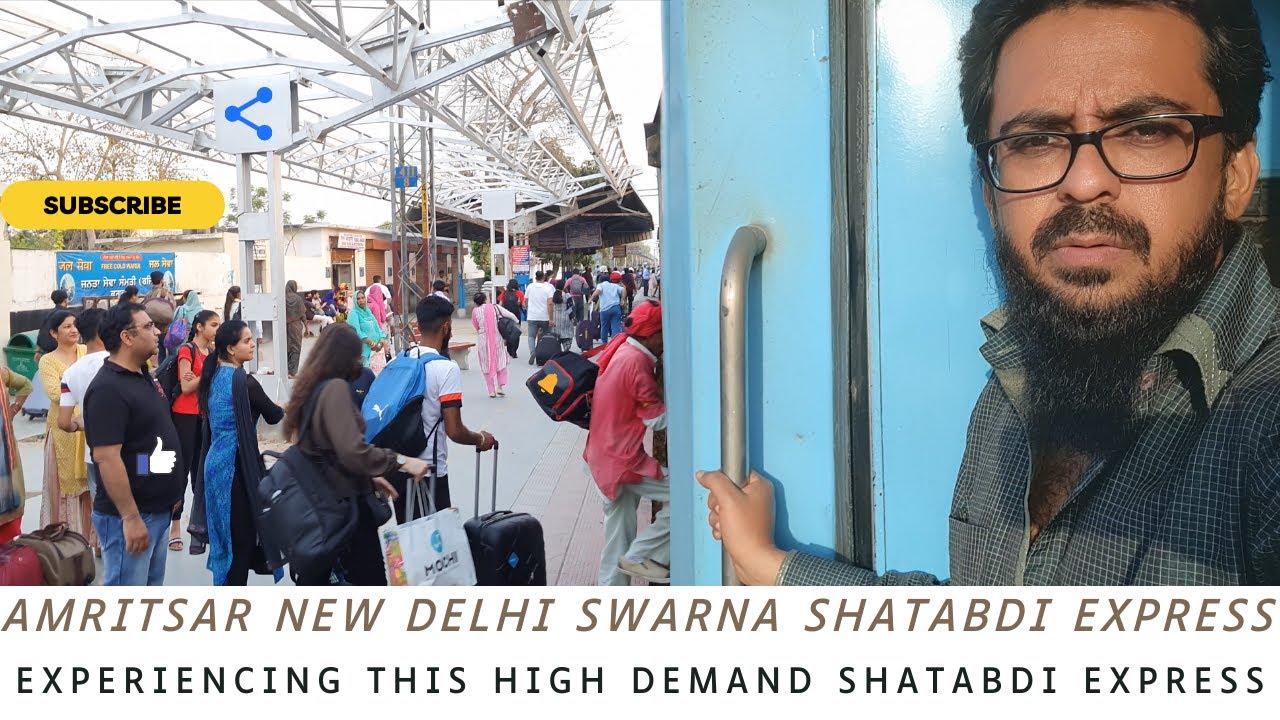 12030 Amritsar New Delhi Swarna Shatabdi Express | Exploring this High ...