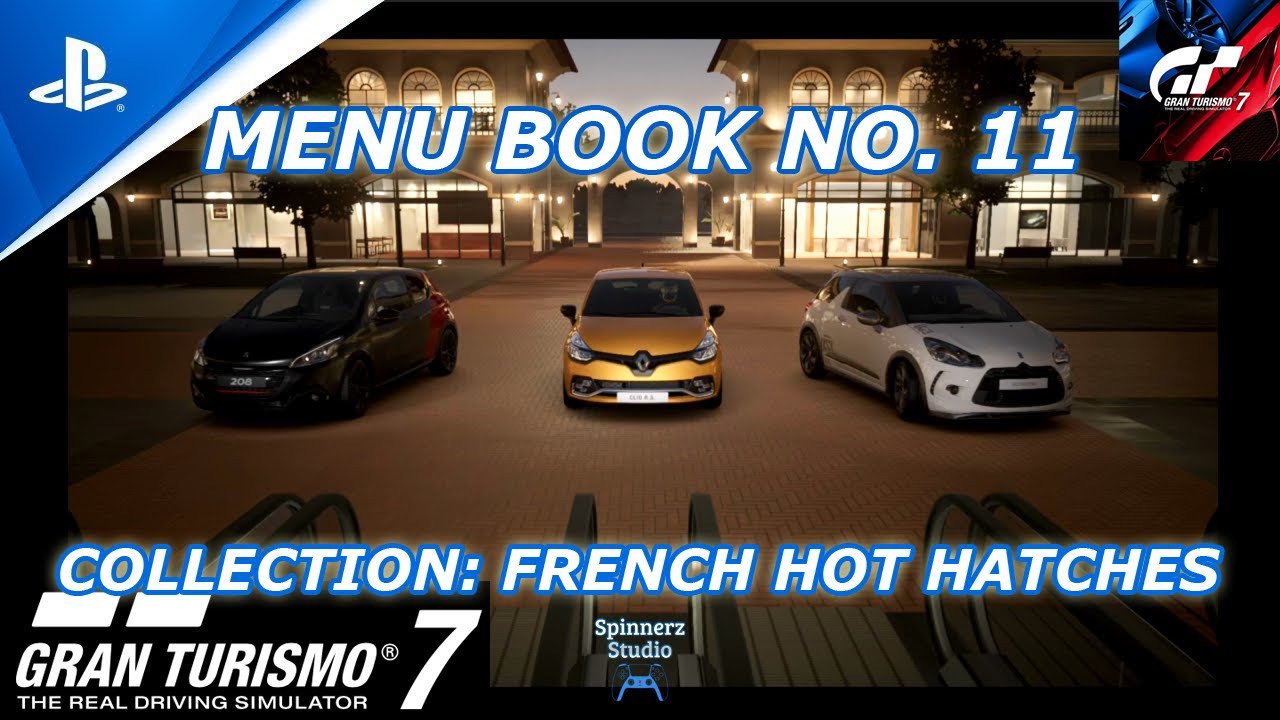 Gran Turismo 7 Cafe Menu Book No. 11 Collection French Hot Hatches ...