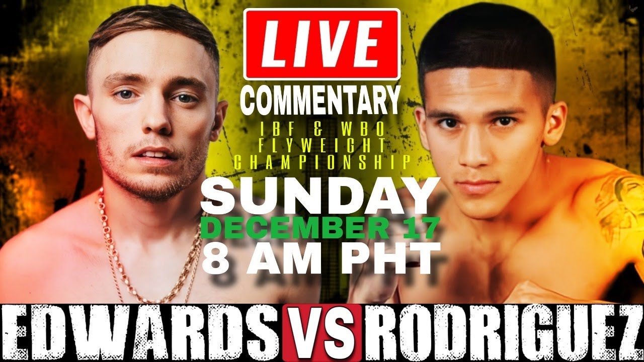 🔴LIVE Jesse Rodriguez vs Sunny Edwards Boxing Commentary | Murodjon ...