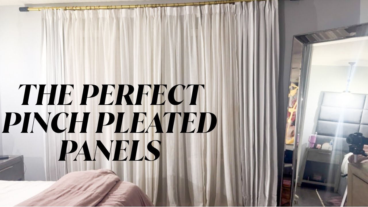 HOW TO SELECT AND MEASURE FOR PERFECT PINCH PLEATED PANELS | SHEER ...