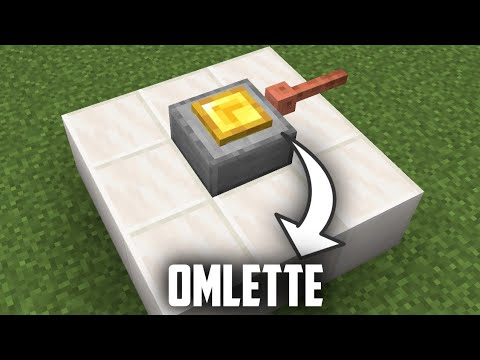 OMLETTE IN MINCRAFT 🤯 BUILD FOR YOUR WORLD | #minecraft #subscribe # ...