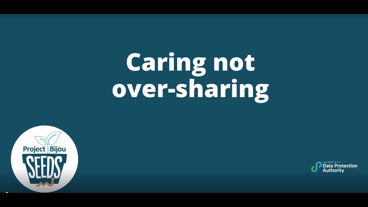 Caring not over-sharing - YouTube